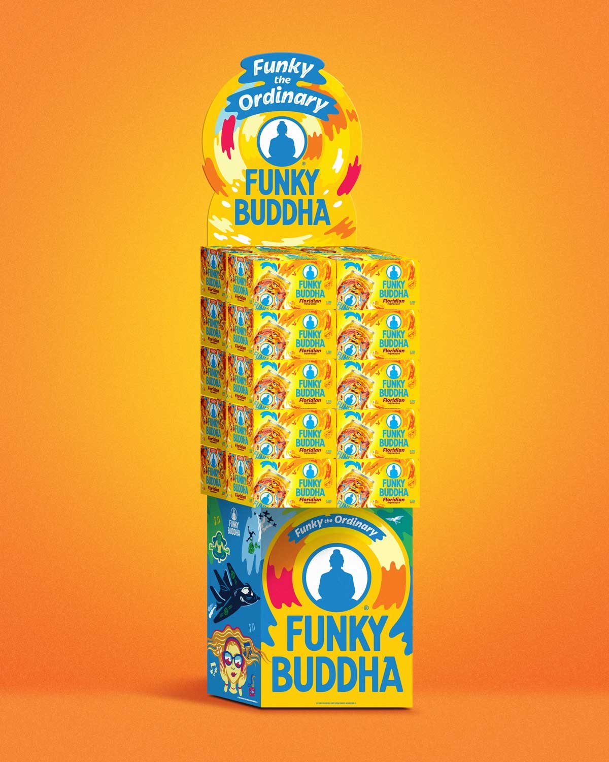 Check out the Funky Buddha Brand Packaging from Moxie Sozo | Moxie Sozo
