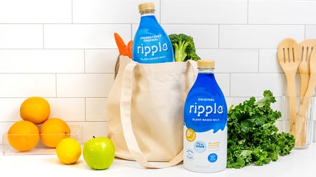 Simple Ripple Foods Packaging for Plant-Based Milk | Moxie Sozo