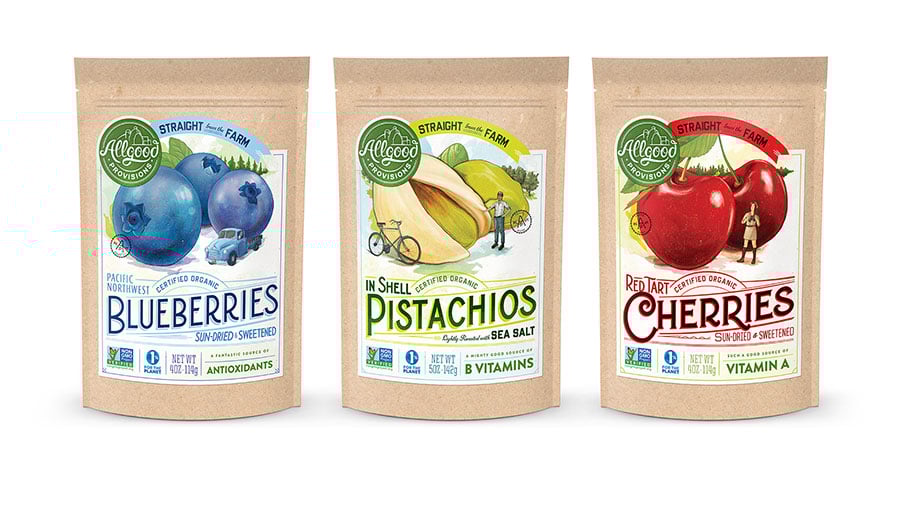 Allgood Provisions Packaging Design from Moxie Sozo | Moxie Sozo