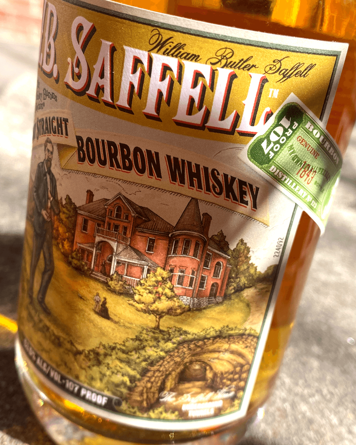 W.B. Saffell: Kentucky Straight Bourbon | Moxie Sozo